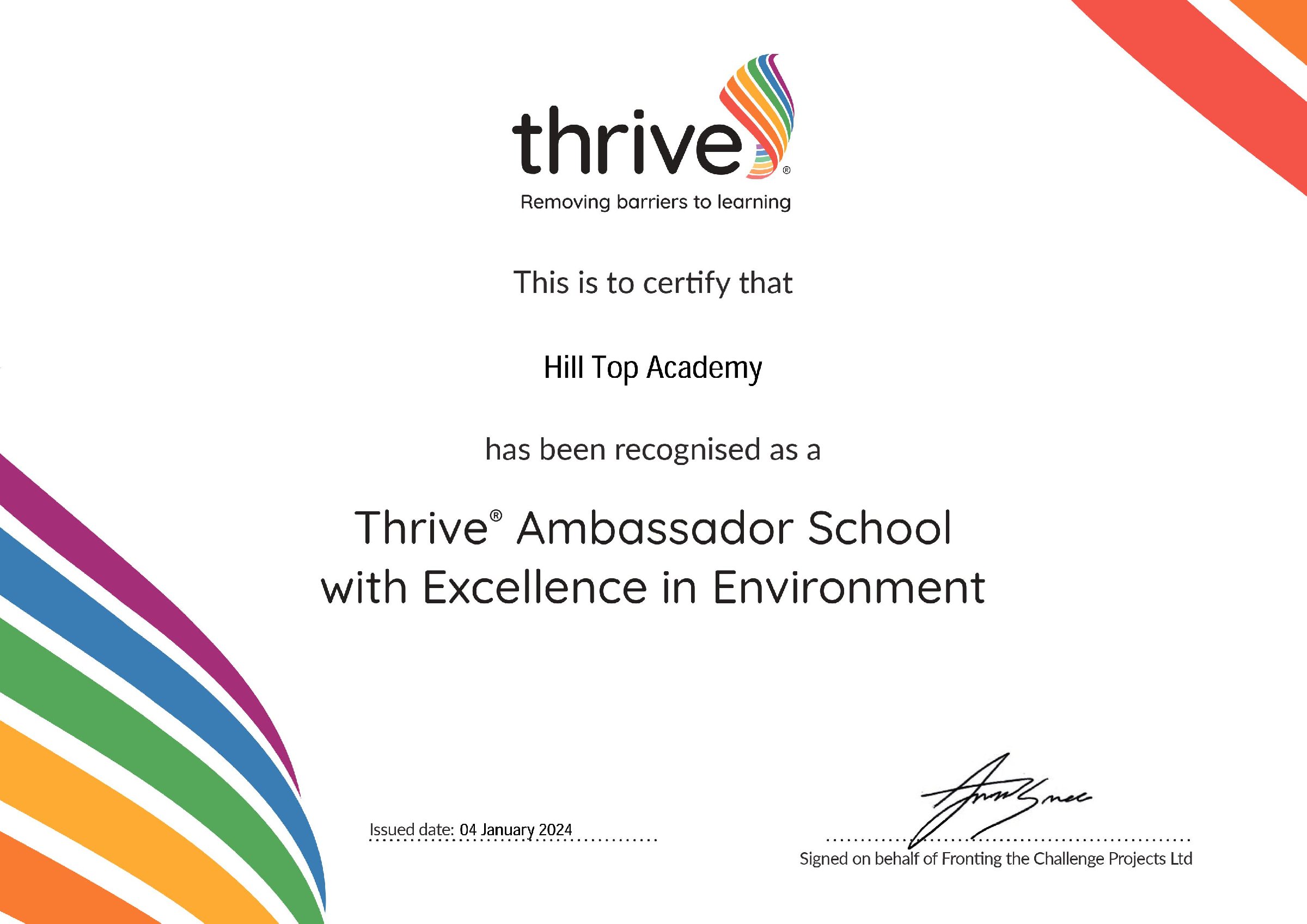 Hill Top Primary Academy Edlington Doncaster